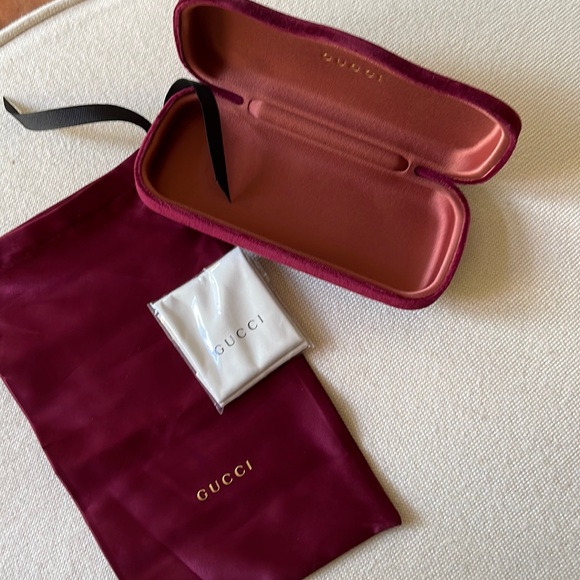 Gucci | Accessories | New Gucci Sunglasses Case Complete Set | Poshmark